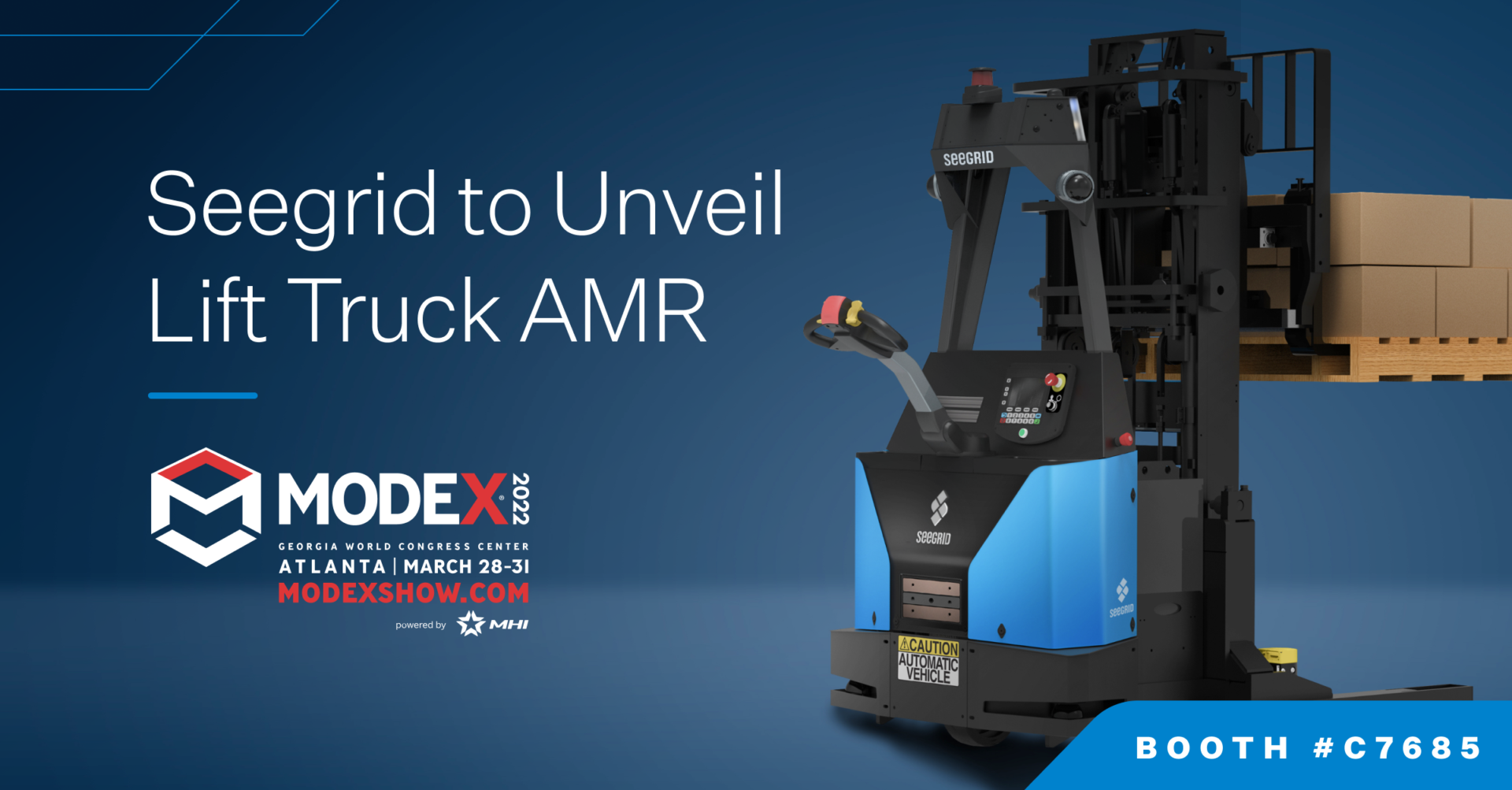 Seegrid to Unveil New Autonomous Lift Truck at MODEX 2022 - IndMacDig | Industrial Machinery Digest