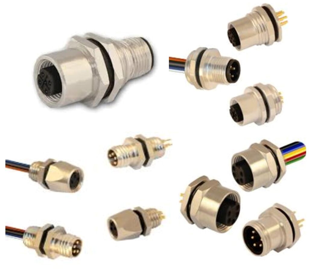 Circular Connectors : M8, M12 And 7/8” Panel Mount Connectors ...