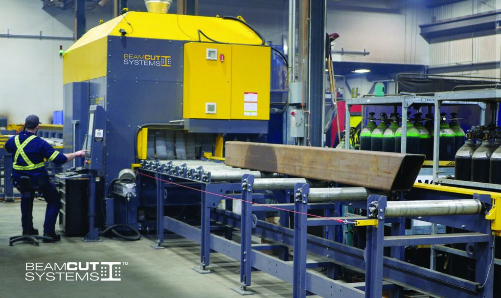 Automated 6-Axis Structural Steel Robotic Beam Cutting Machine ...